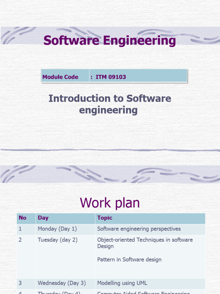 Lecture 01 | PDF | Application Software | Engineering