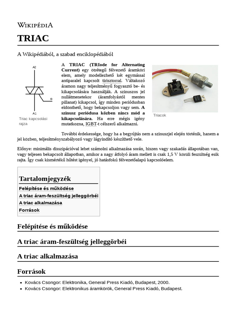 TRIAC | PDF