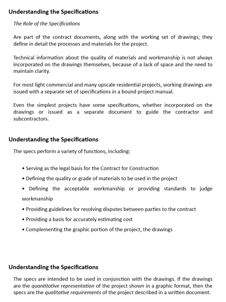 Understanding Specification | PDF | Specification (Technical Standard ...