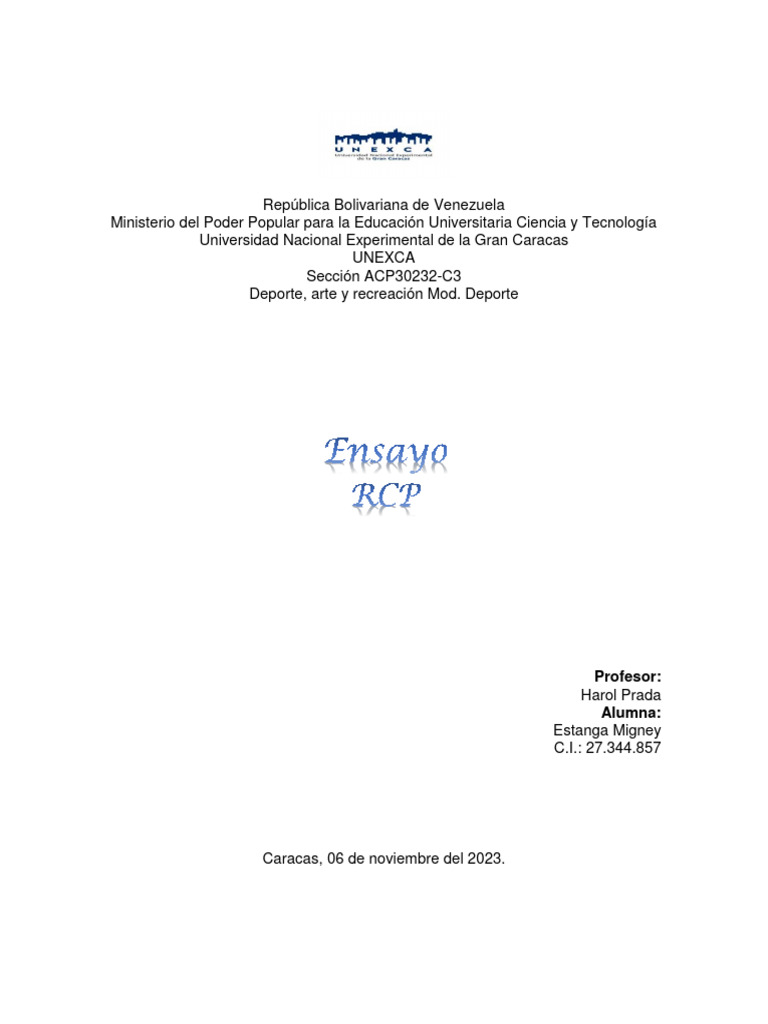 Guía Completa de RCP para Emergencias | PDF | Reanimación ...