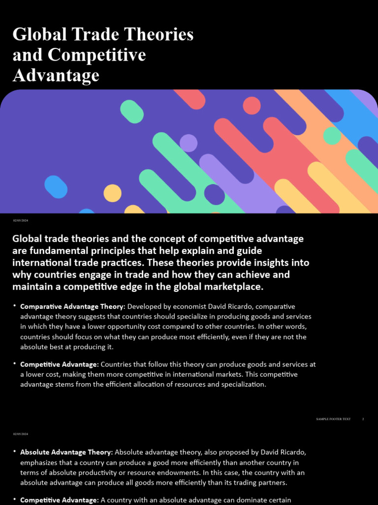 Week 2 Slide | PDF | Competitive Advantage | Business Economics
