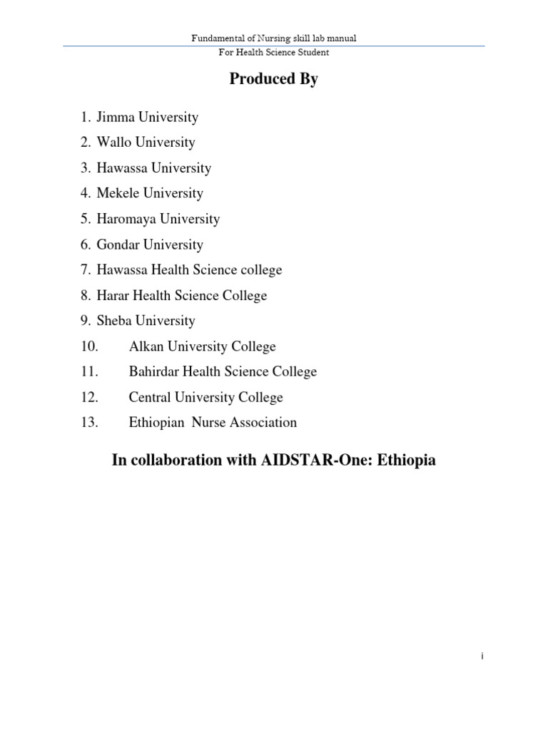 Nursing Skills Lab Manual Overview | PDF | Intravenous Therapy ...