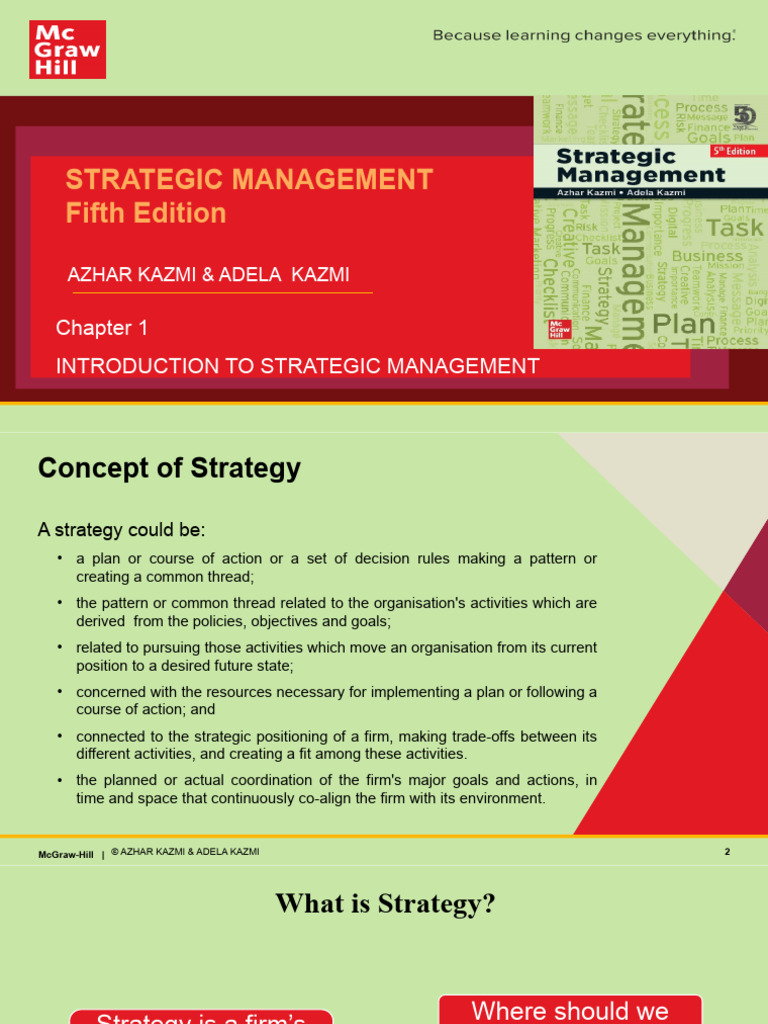 Strategic Management - Module I | PDF | Competitive Advantage ...