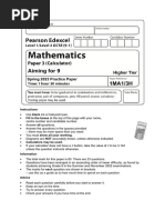 MathsWithDan Edexcel GCSE Maths Predicted Paper 1 May 2025 Foundation ...