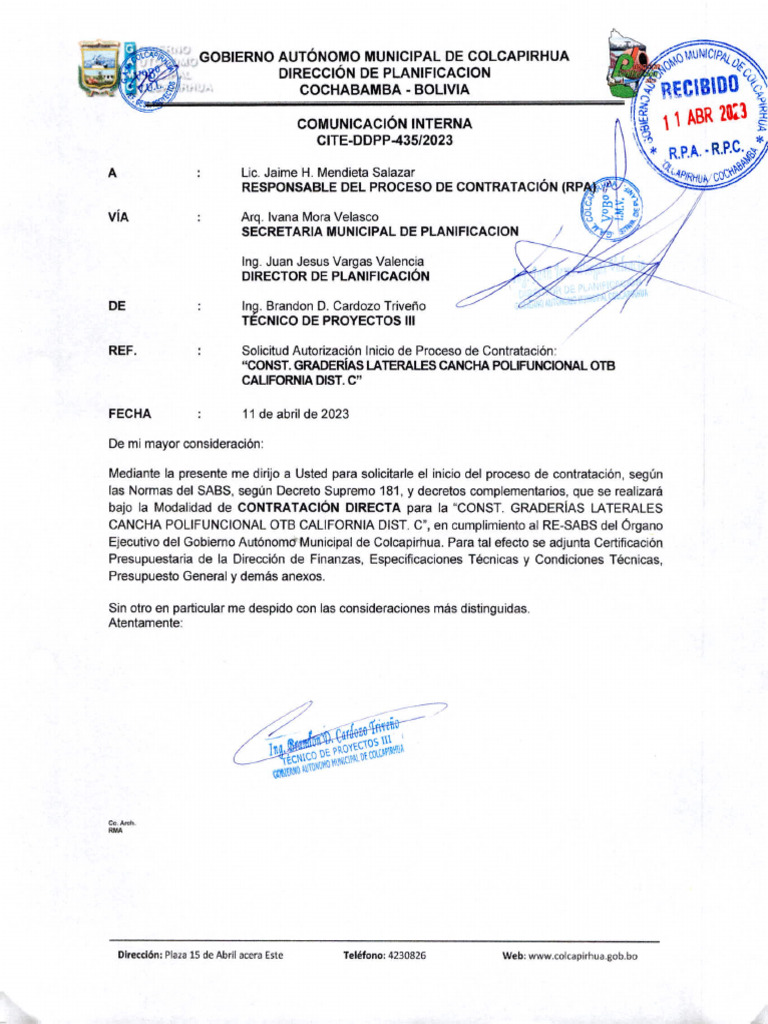 Const. Graderias Laterales Cancha Polifuncional Otb California - Ing ...