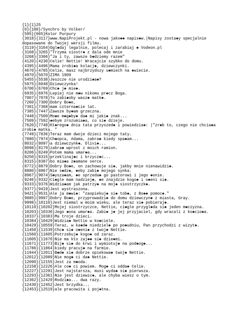 The Color Purple | PDF