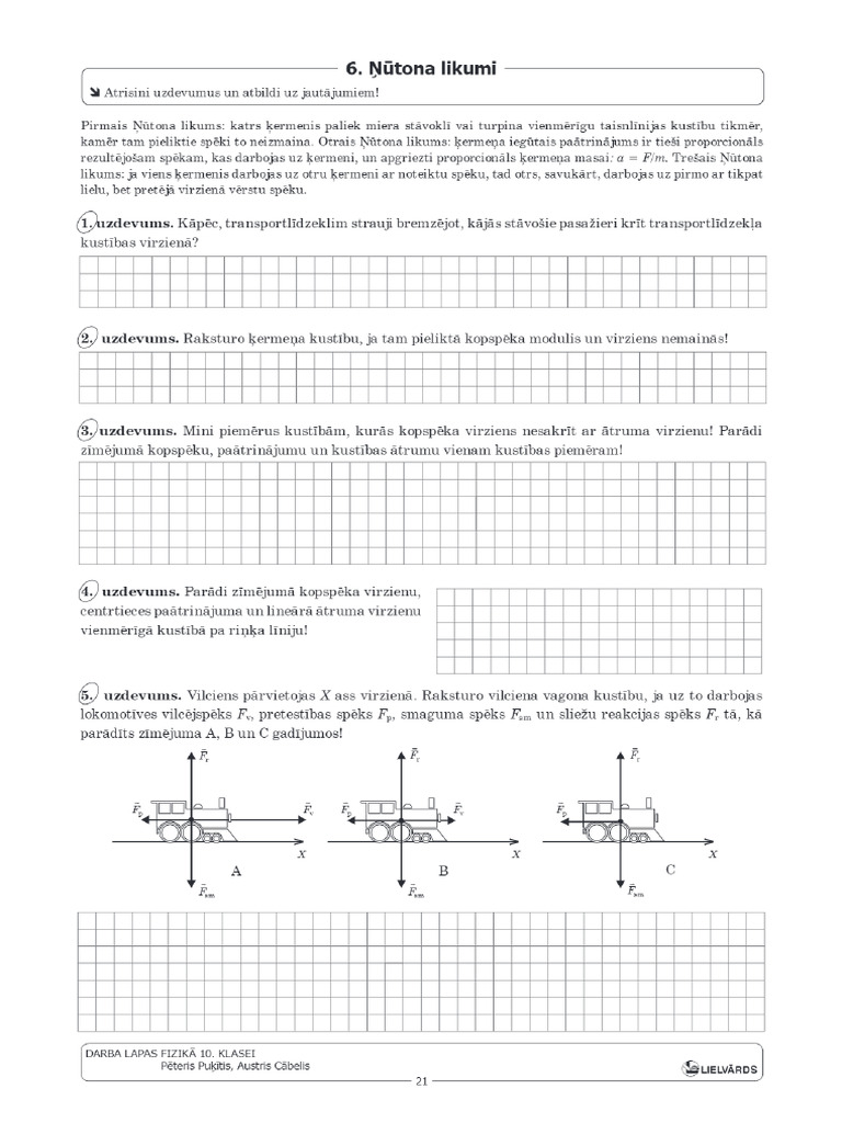 DL - Ņūtona Likumi | PDF