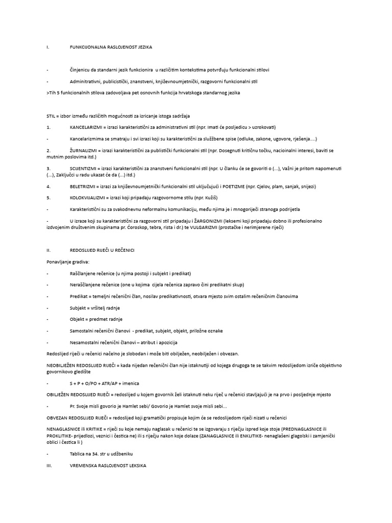 Raslojenost Leksika | PDF