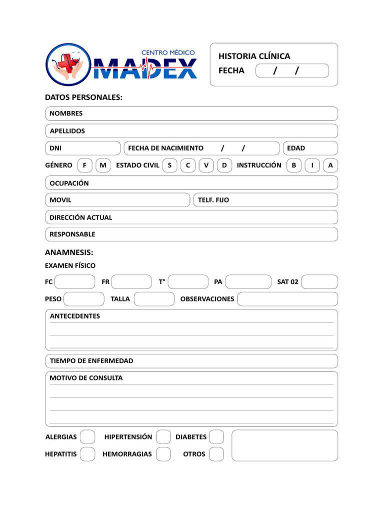 formatos madex (4) | PDF | Transaminasa | Hormona estimulante de la ...