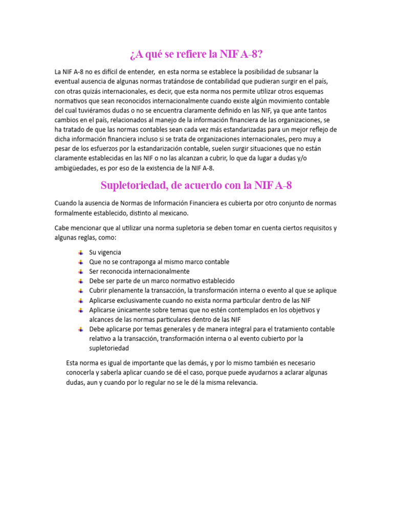Nif A8 | PDF