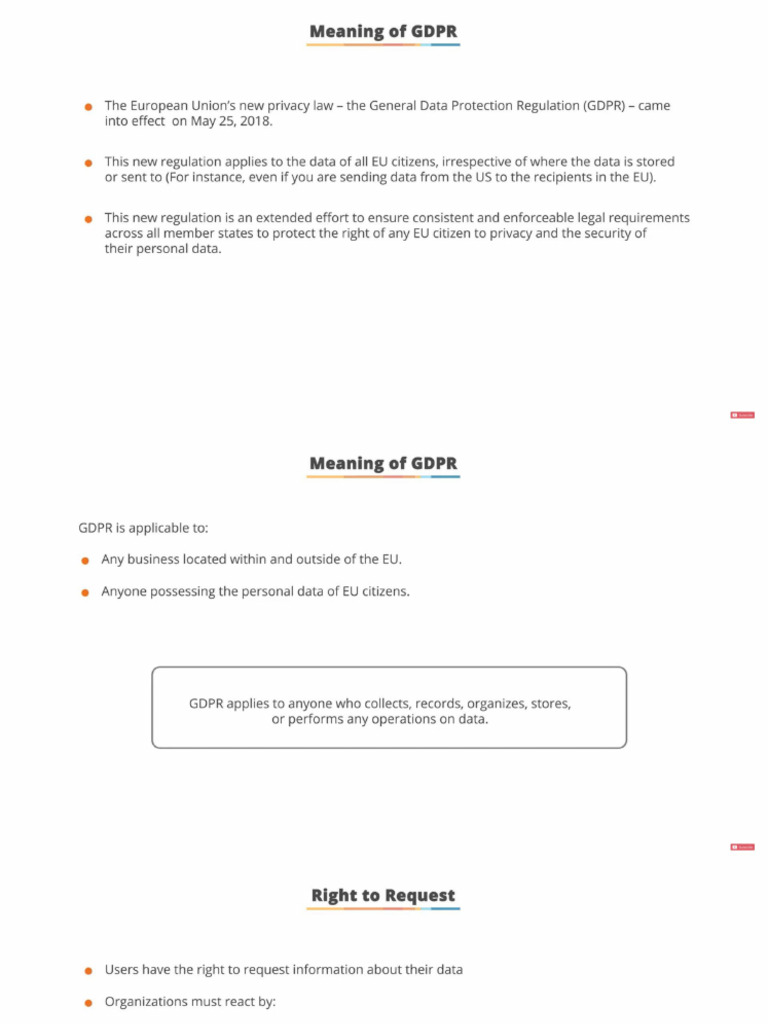 GDPR | PDF | Information Technology | Information Technology Management