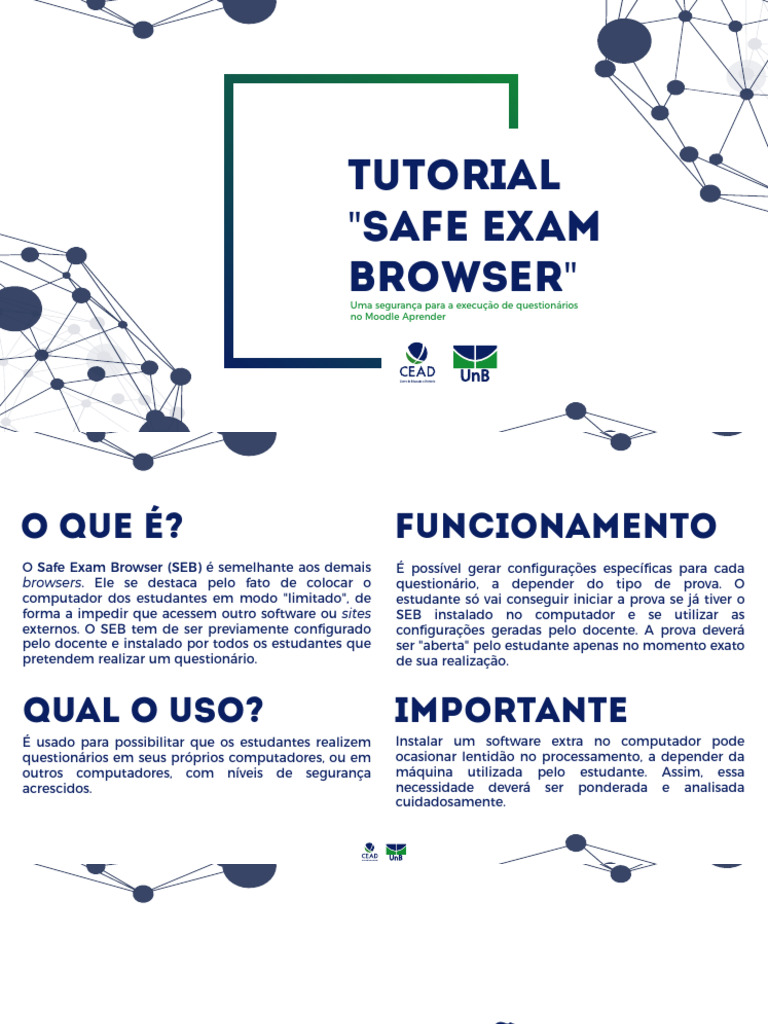 Tutorial do Safe Exam Browser no Moodle | PDF | Microsoft Windows ...