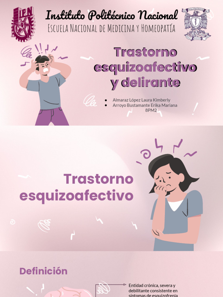 1. Trastorno esquizoafectivo y trastorno delirante | PDF ...