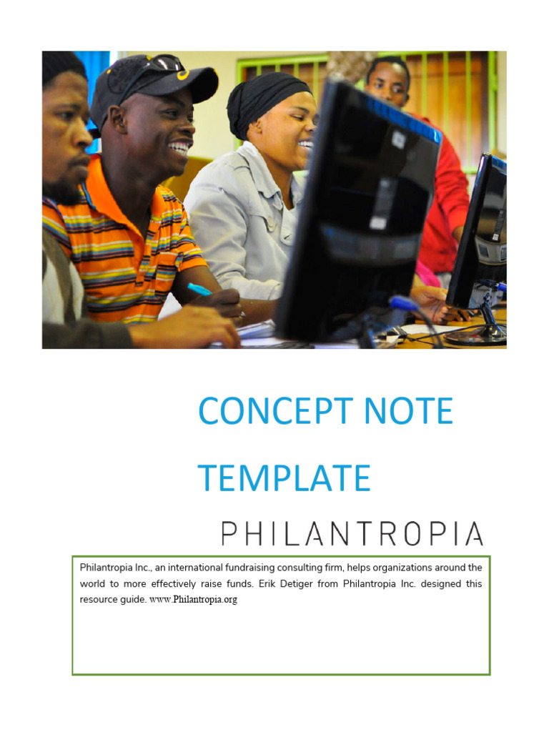 Concept Note Template | PDF | Information | Concept