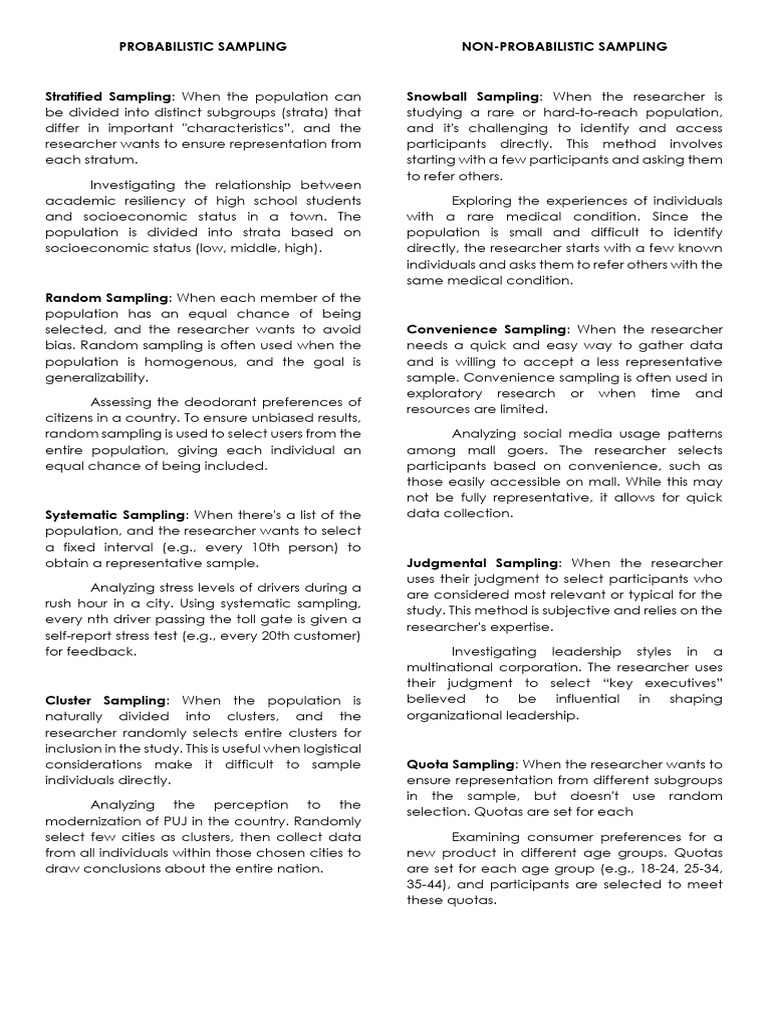 Sampling Techniques | PDF | Sampling (Statistics) | Statistics