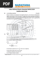 INPhO 2024 Questions&Solutions | PDF | Orbit | Gases