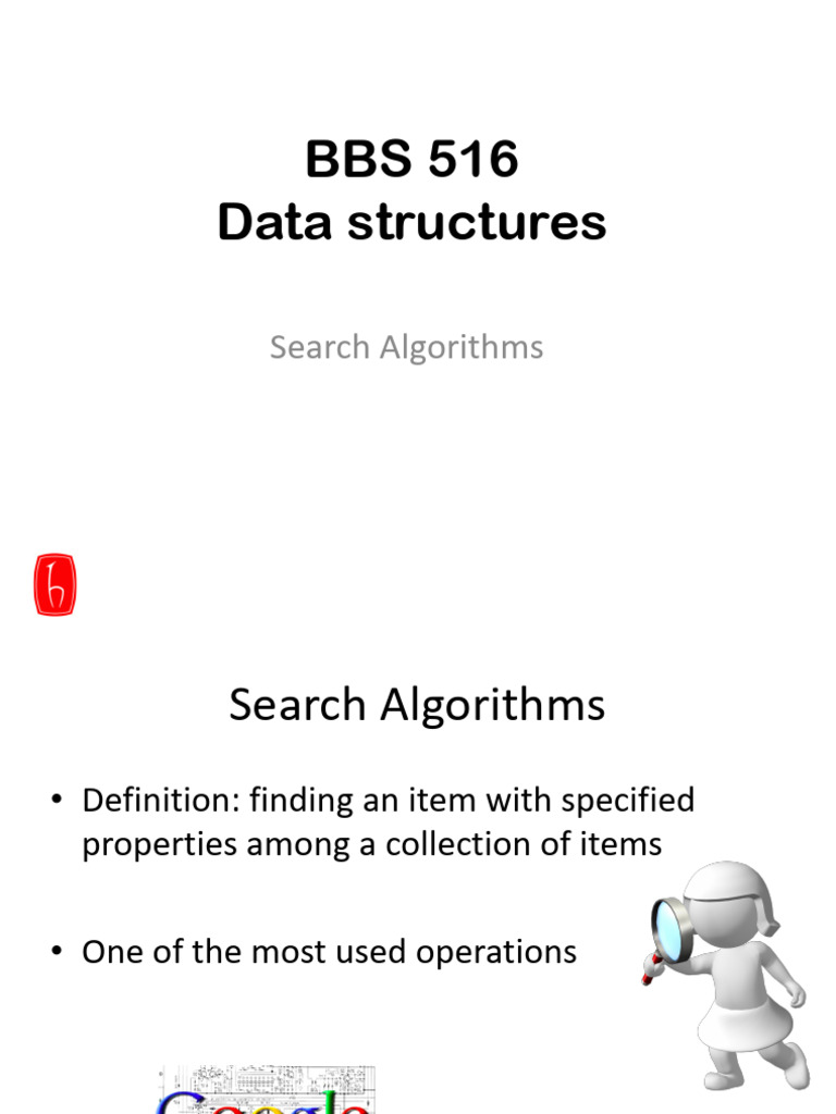 Ders7 - Data Structures and Search Algorithms | PDF | Algorithms And ... Ders7 - Data Structures and Search Algorithms | PDF | Algorithms And ...