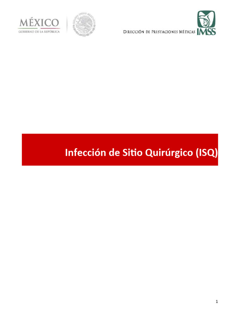 PREVENCION DE INFECCION DE SITIO QUIRURGICO | PDF | Cirugía | Hospital
