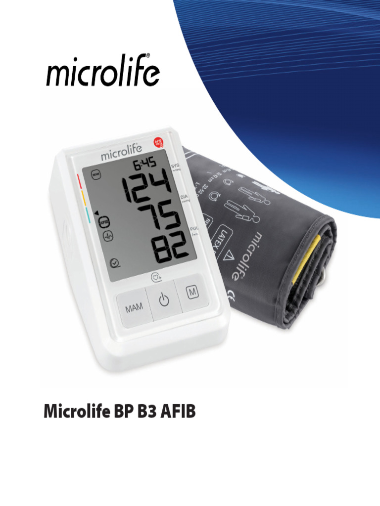 MICROLIFE Aparat-Za-Mjerenje-Krvnog-Pritiska-Bpa3afib | PDF
