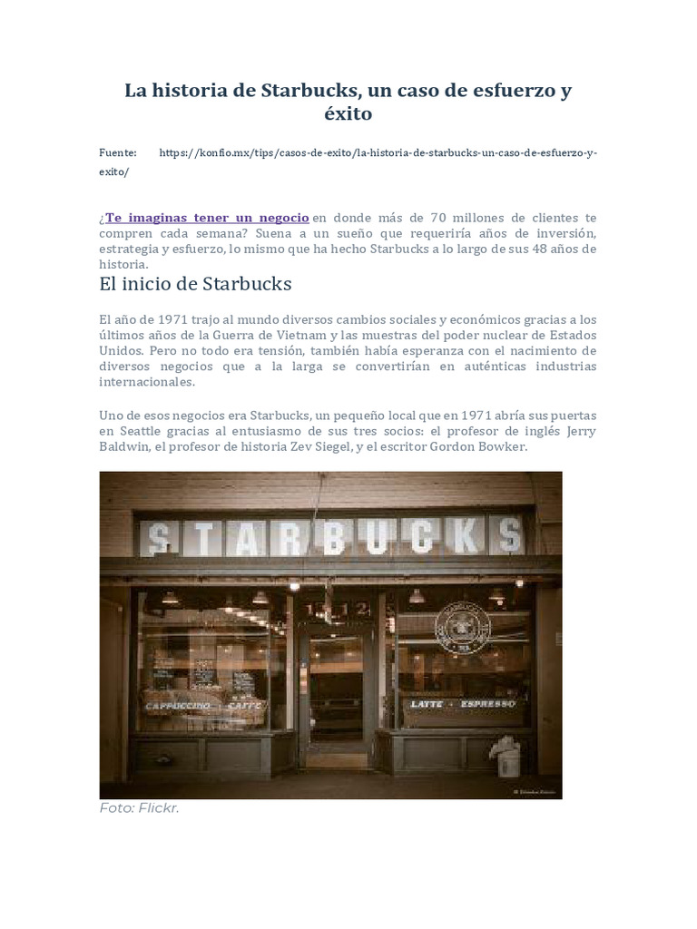 IL3 - Tema 8 - Recurso Caso Starbucks | PDF | Starbucks