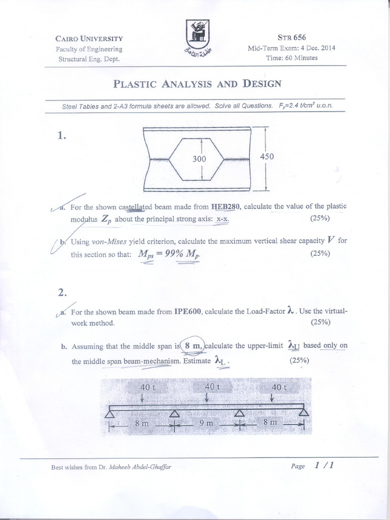 Model Answer of Midterm | PDF