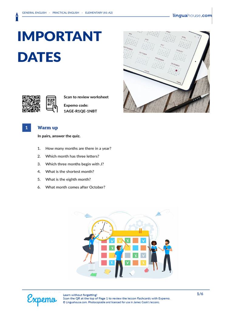 Important Dates | PDF | Linguistics | Human Communication