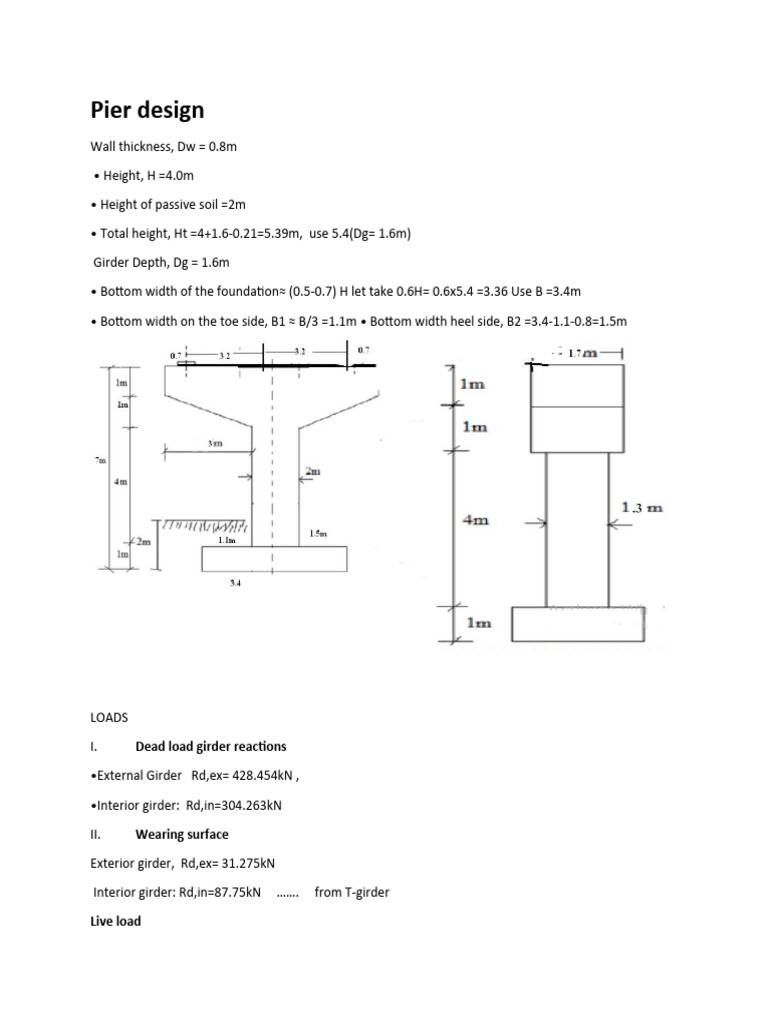 Pier Design | PDF | Applied And Interdisciplinary Physics | Mechanics
