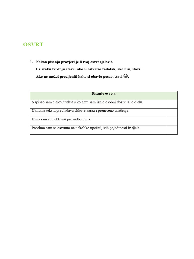 Osvrt | PDF