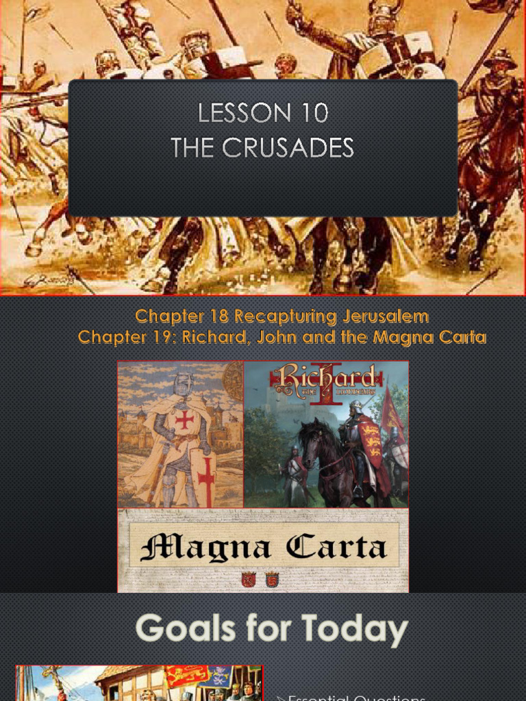 V3 G4B SOW 10 The Crusades | PDF | Crusades | Middle Ages