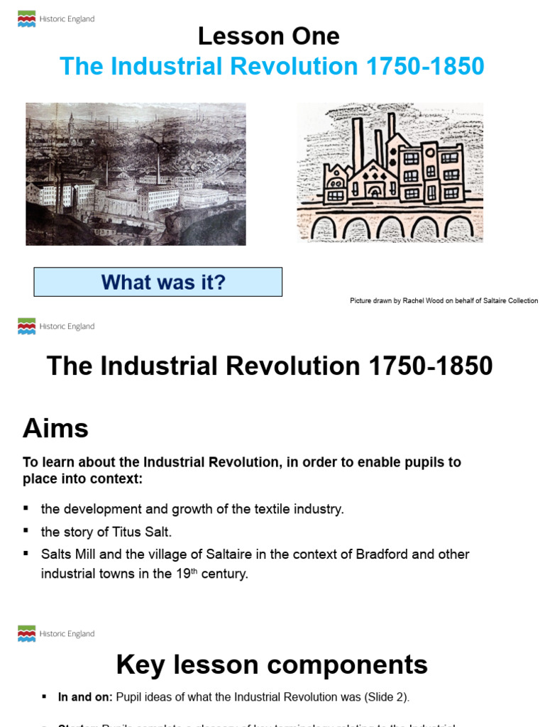 Industrial Revolution in Saltaire | PDF | Weaving | Loom