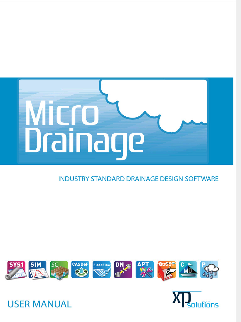 Micro Drainage Uk Manual | PDF | Spreadsheet | System Software