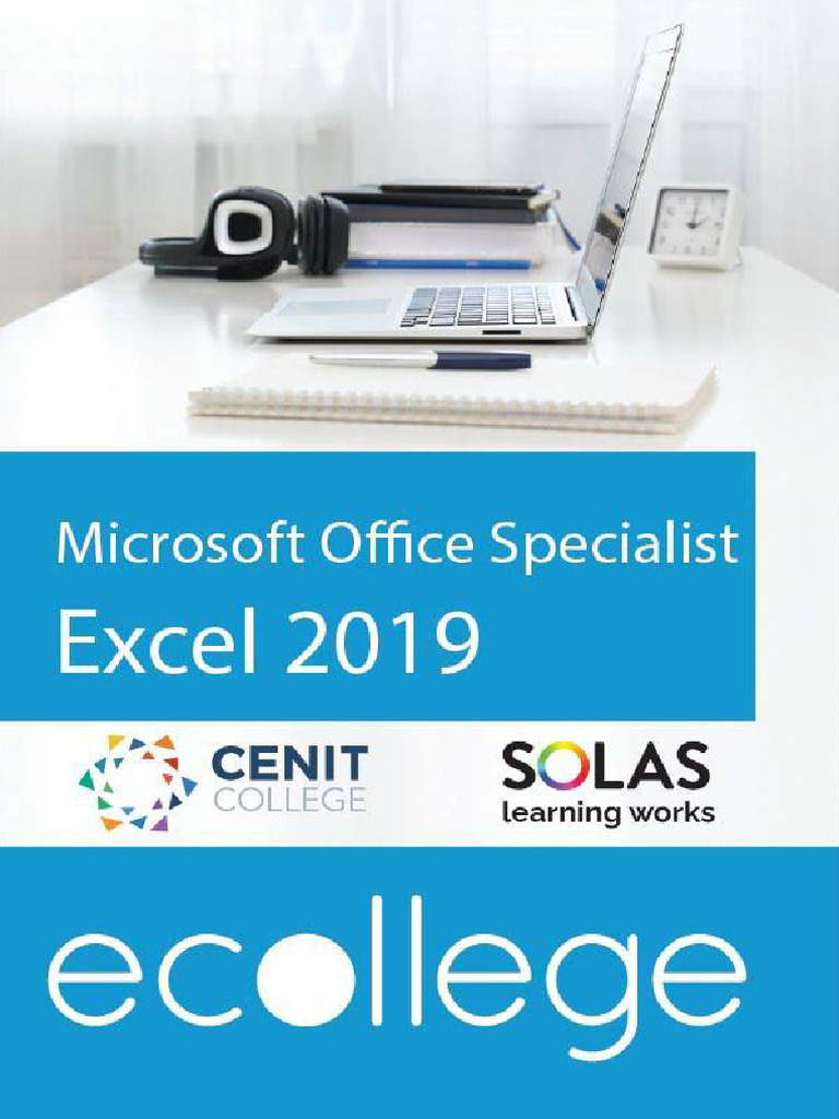 Microsoft Office Specialist Excel 2019 | PDF | Spreadsheet ...