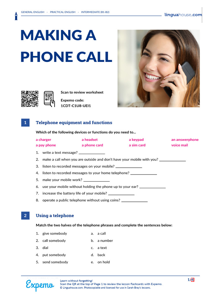 Phone Skills for English Learners | PDF | Telephone | Telephone Call