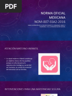 NORMA Oficial Mexicana 007 | PDF | El embarazo | Parto