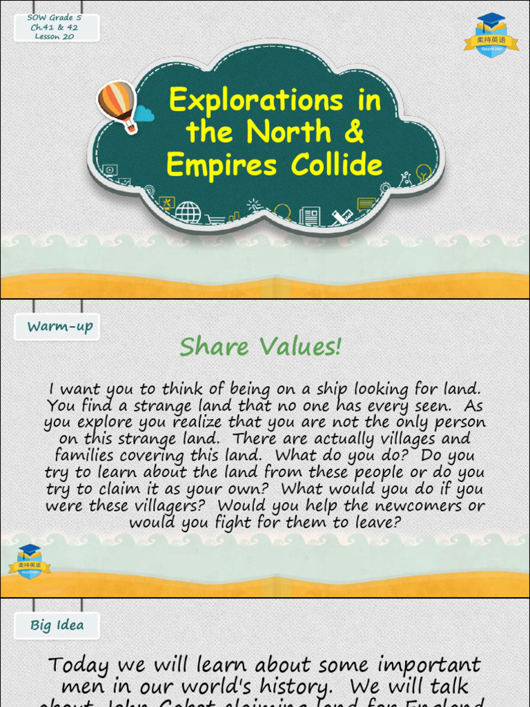 V3 - G4B - SOW - 20 - Explorations in The North - Empires Collide | PDF