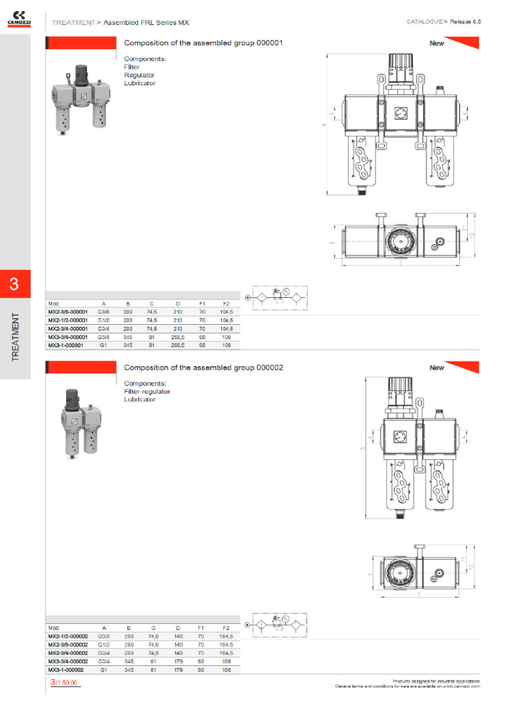 Assembled FRL Series MX | PDF