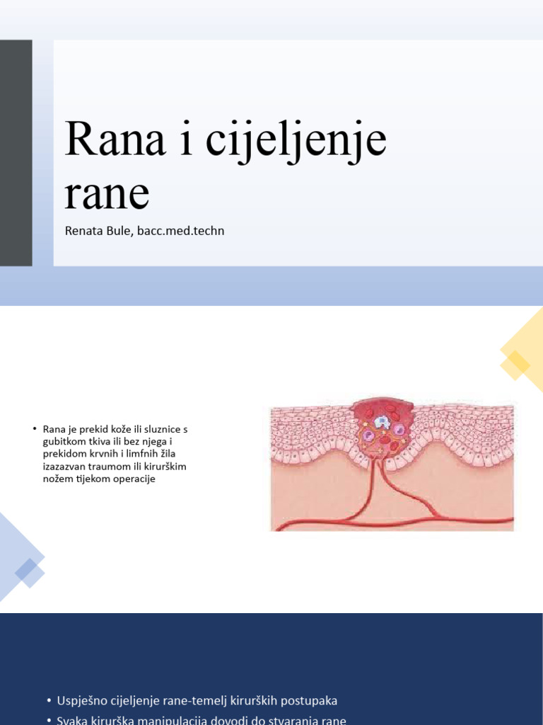 Rana I Cijeljenje Rane | PDF