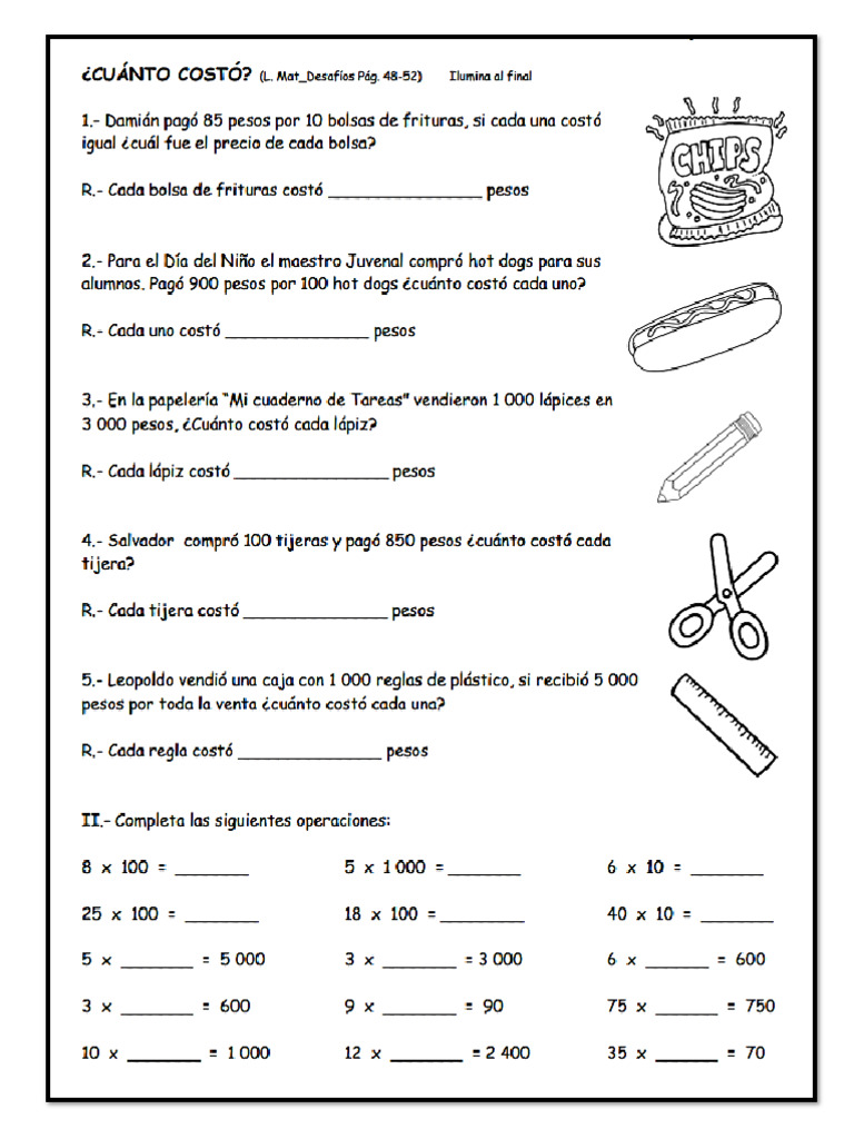 Act. de Matematicas | PDF
