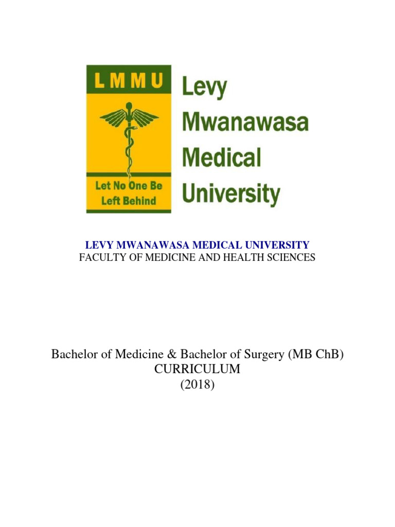 MB ChB Curriculum Overview at LMMU | PDF | Course Credit | Health Care