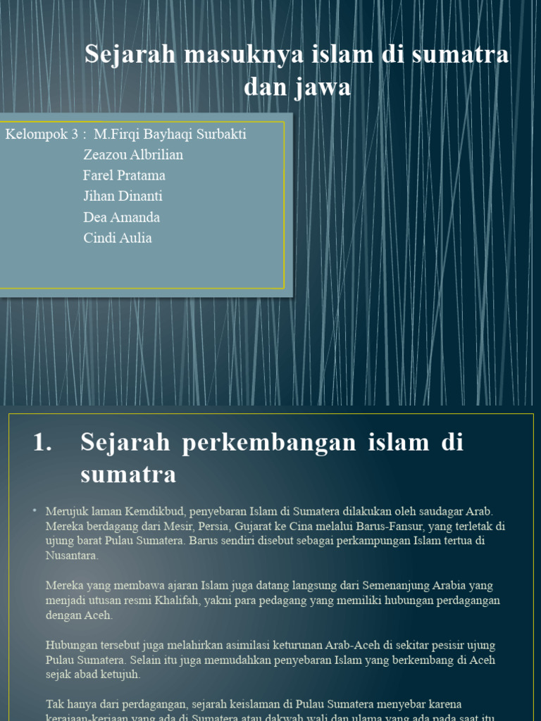 Sejarah Masuknya Islam Di Sumatra Dan Jawa | PDF | Sejarah