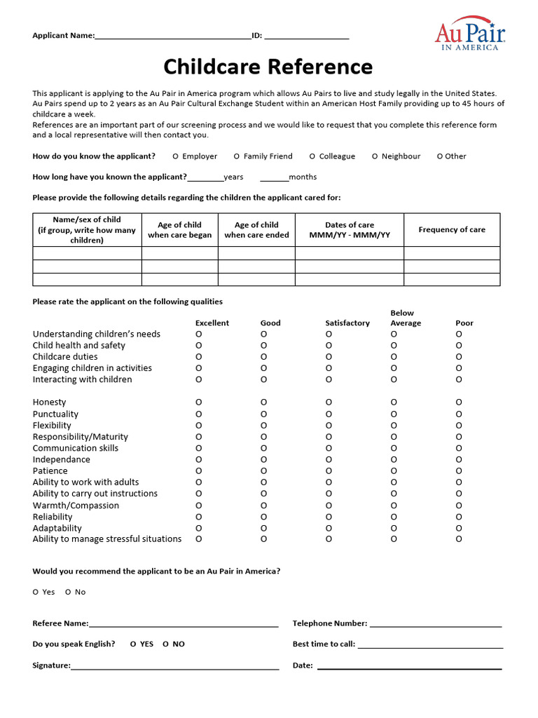 Referência Infantil Inglês | PDF | Child Care | Behavioural Sciences