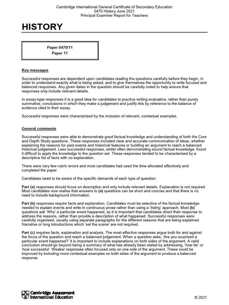 June 2021 Examiner Report | PDF | Nazi Germany | Weimar Republic