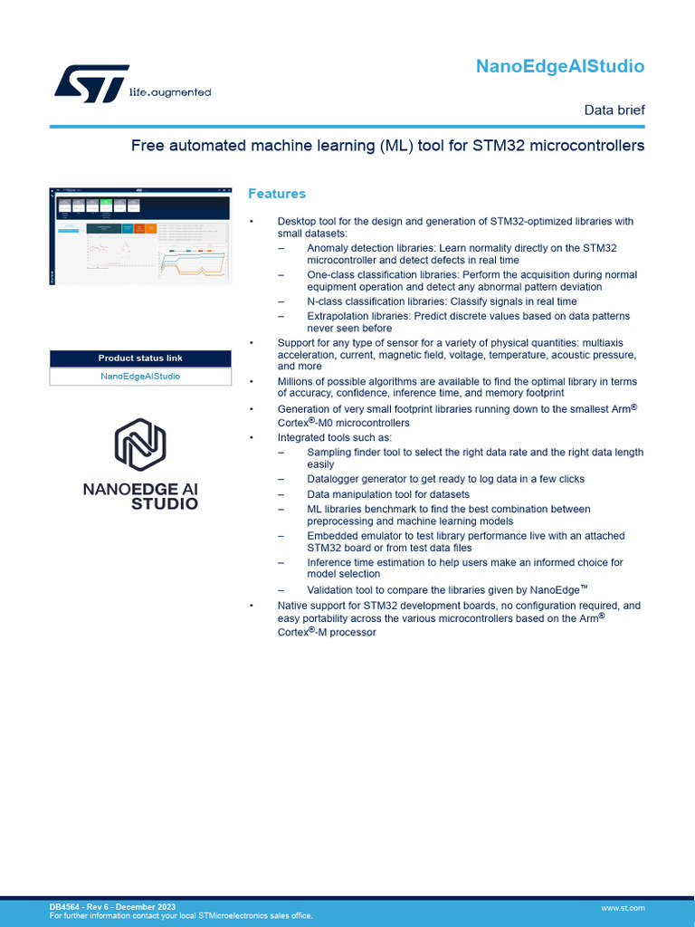 Nanoedgeaistudio | PDF | Machine Learning | Artificial Intelligence