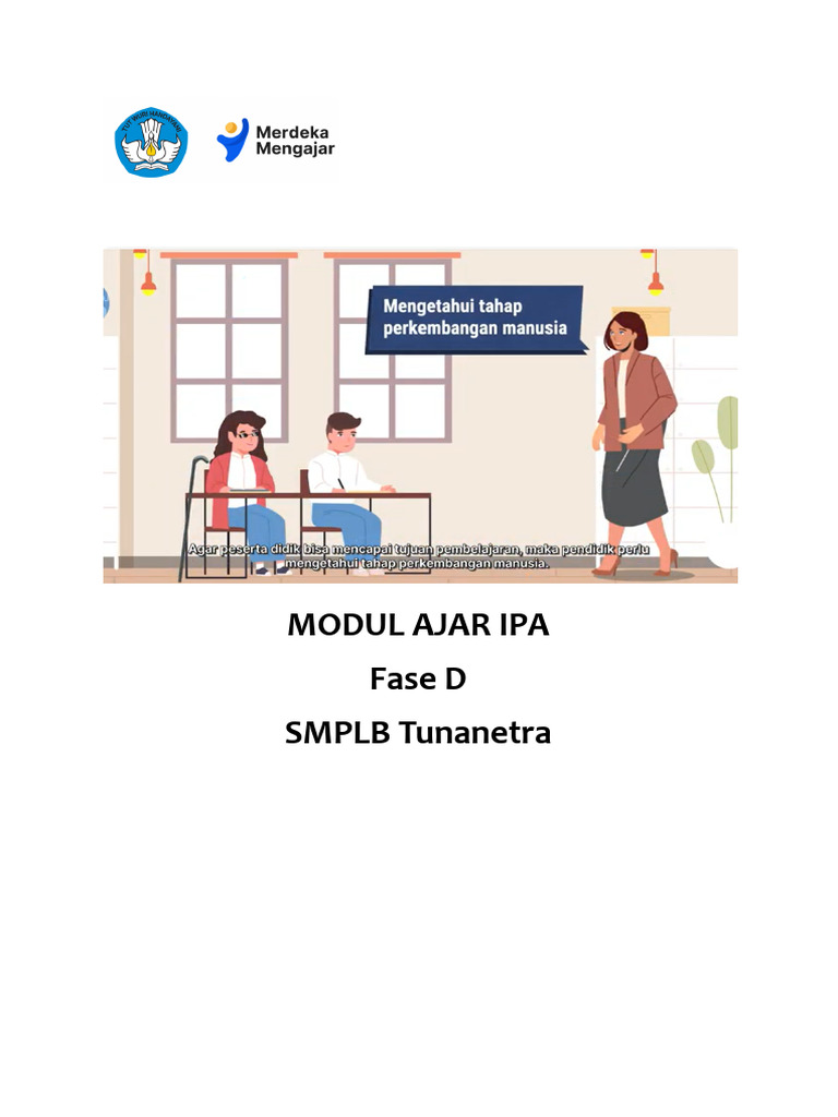 Lampiran Modul Ajar IPA (Tunanetra) Docx | PDF