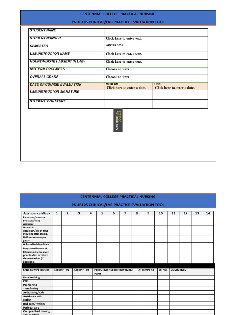 Lab Evaluation Pdf Competence Human Resources Nursing