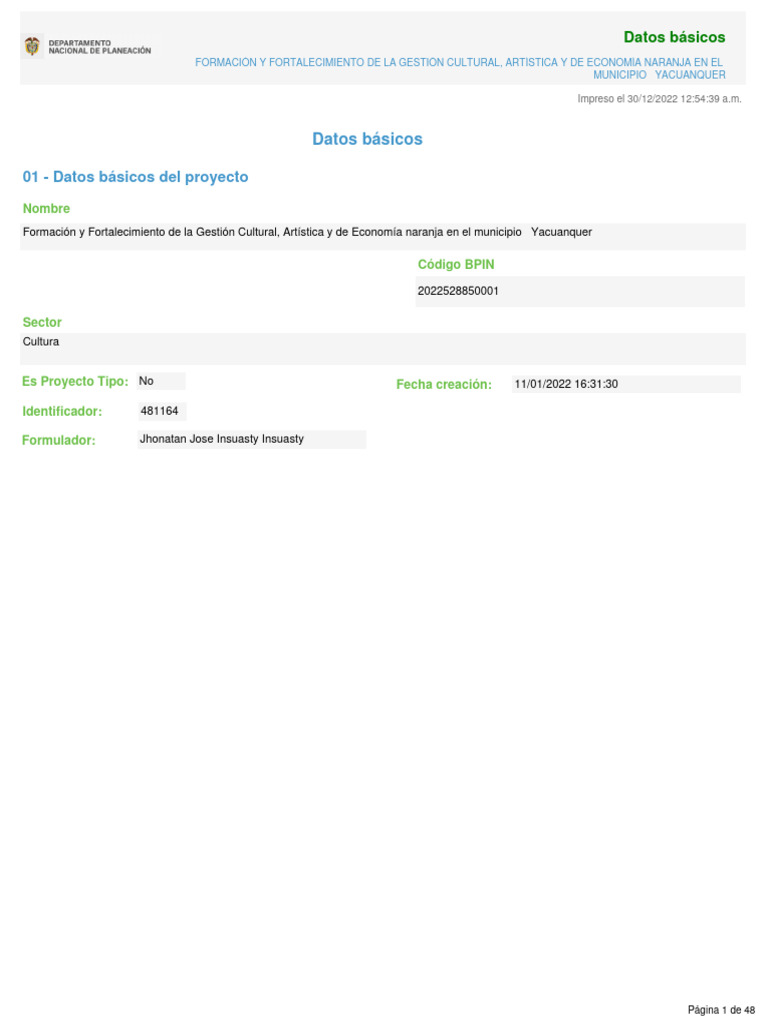 Mga Proyecto | PDF | Inversiones | Economias