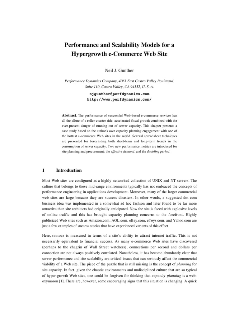 Performance and Scalability Models Website | PDF | Microsoft Excel | Regression Analysis