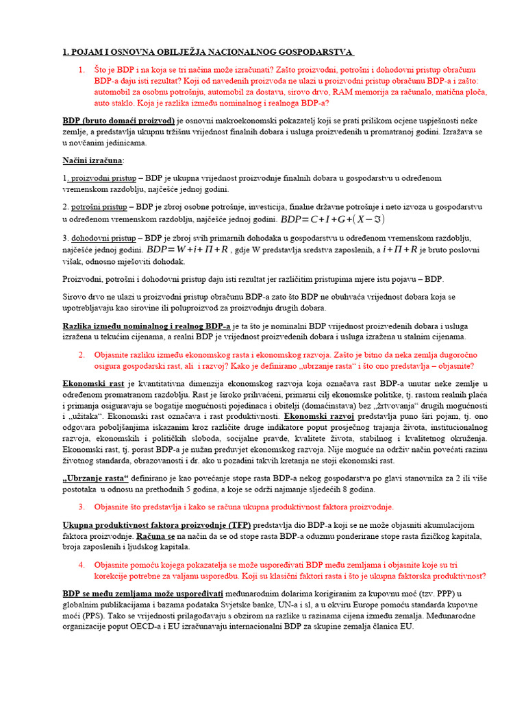 Gosp Skripta 1 | PDF