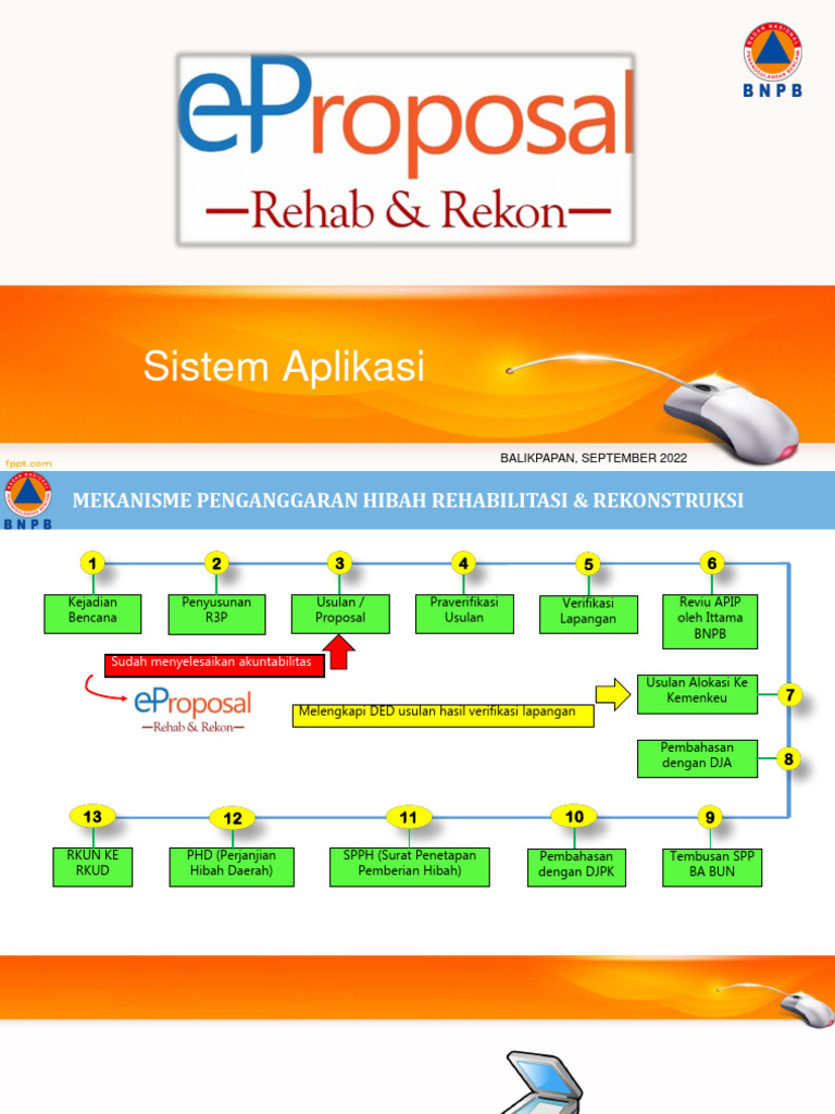 Sosialisasi Aplikasi E-Proposal RR - 2023 | PDF
