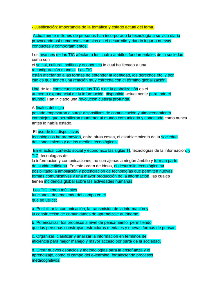 Influencia de Las TIC | PDF | Tecnología de información y comunicaciones | Internet